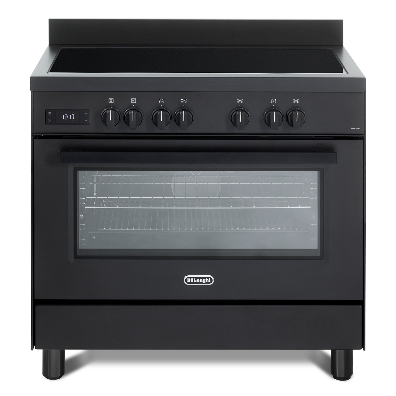 DeLonghi DSR 926-IND BL Single Cavity Induction 90cm Range Cooker in M ...